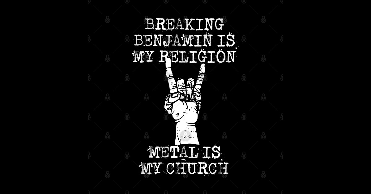 breaking benjamin my religion - Breaking Benjamin - Sticker | TeePublic