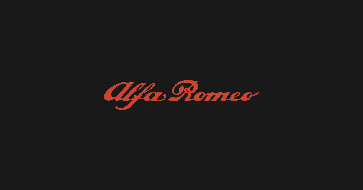 Alfa Romeo Script Logotype - Alfa Roemo - T-Shirt | TeePublic