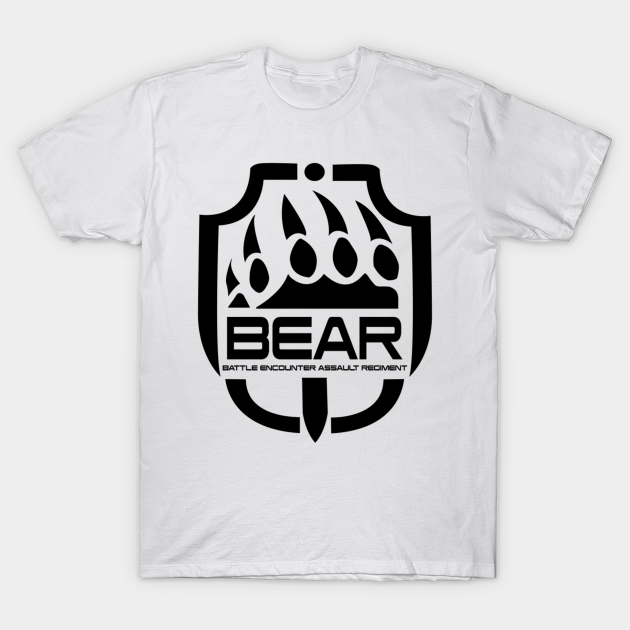 Escape From Tarkov BEAR big black logo - Tarkov - T-Shirt | TeePublic