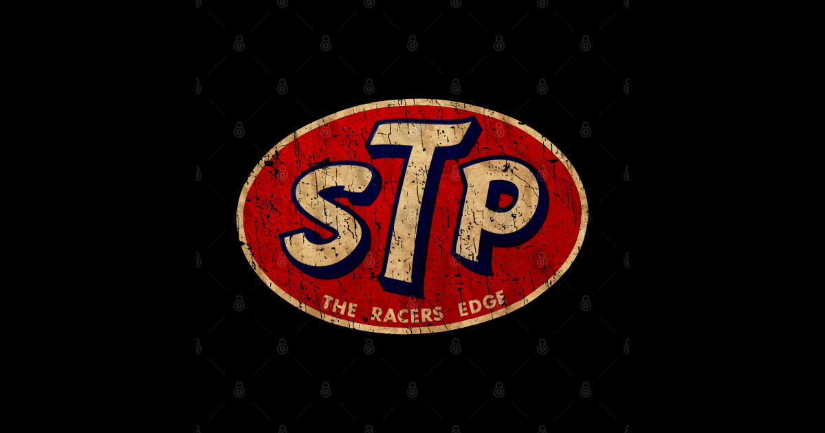 Vintage Style - STP The Racers Edge - Vintage - Sticker | TeePublic