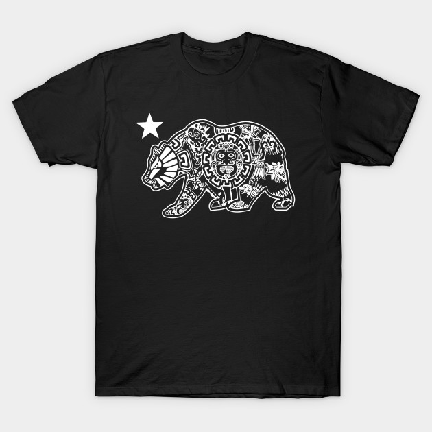 California Aztec Bear - Immigrant - T-Shirt | TeePublic