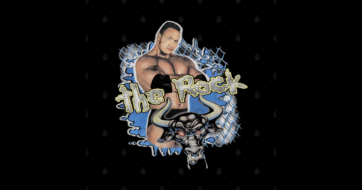 The Rock 1999 Vintage - The Rock - Sticker | TeePublic