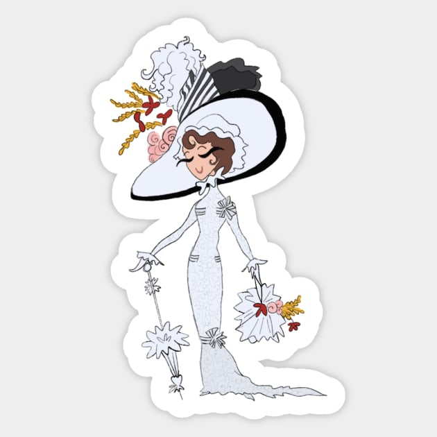 ELIZA DOOLITTLE - Audrey Hepburn - Sticker | TeePublic