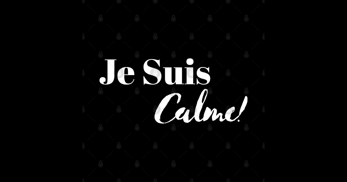 Je Suis Calme! - Taylor Swift Lover - Taylor Swift - Sticker | TeePublic