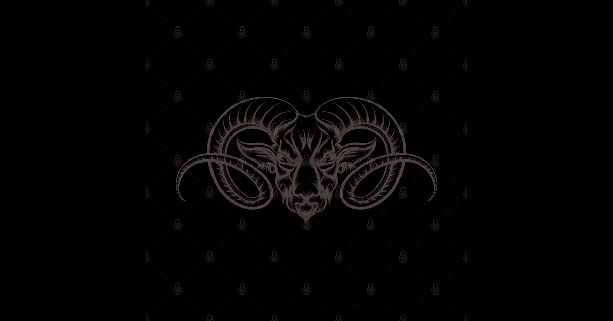 ram head - Ram - Sticker | TeePublic