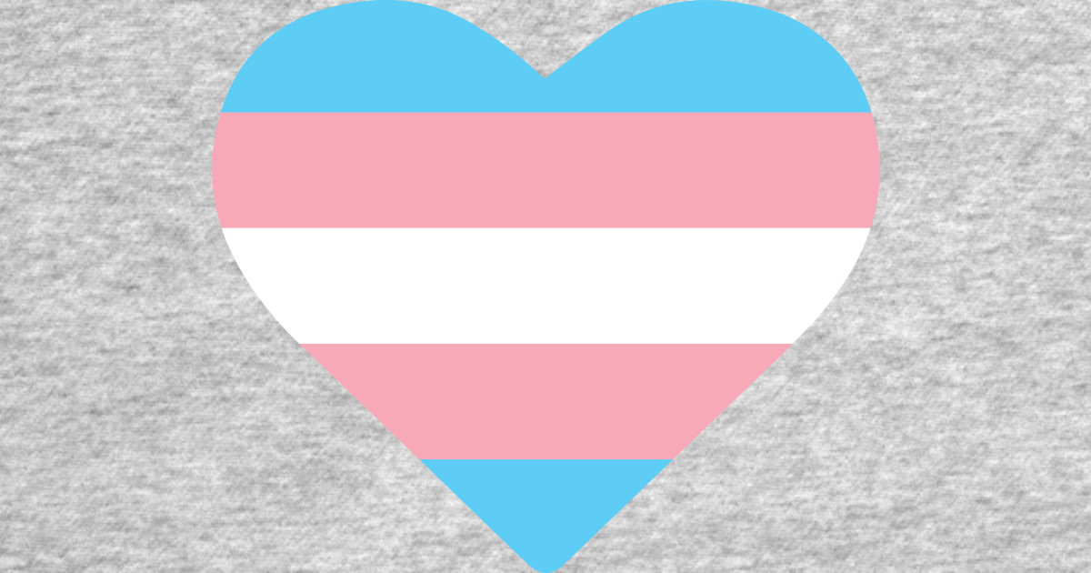 Trans Heart - Lgbtq - T-Shirt | TeePublic