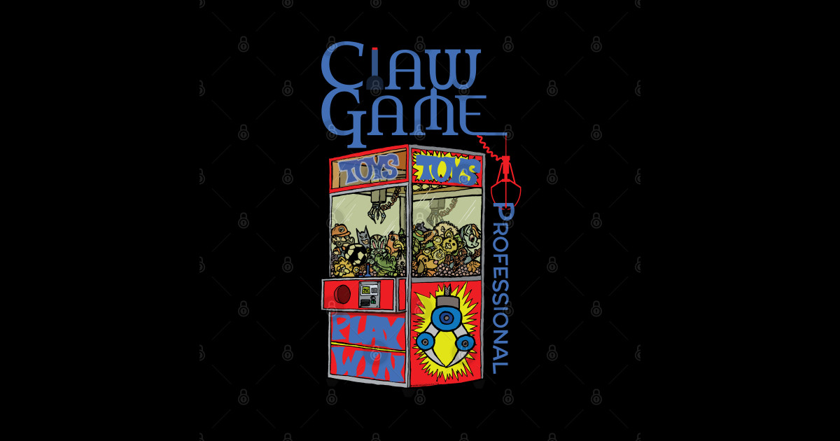Claw Game Professional - Claw Game Machine Arcade - Sticker | TeePublic