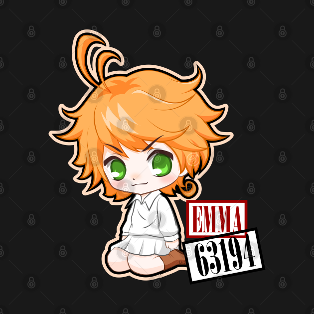Chibi Emma Yakusoku no Neverland - Yakusoku No Neverland - T-Shirt ...