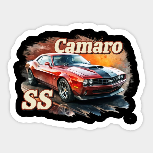 Chevrolet Camaro SS - Camaro Ss - Sticker | TeePublic
