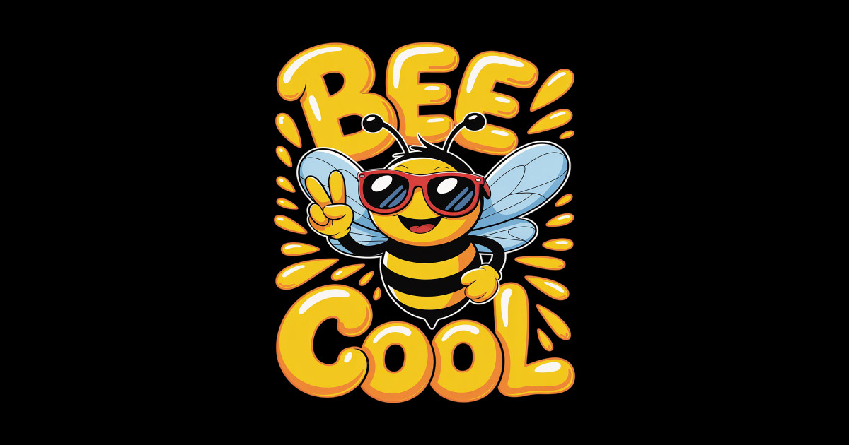 Bee Cool And Relax With This Fun Bee - Bee Cool And Relax With This Fun ...
