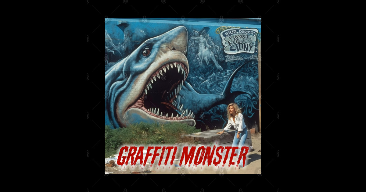 Graffiti Monster™ - Series #0 - New England Summer Sharks - 1 of 9 ...