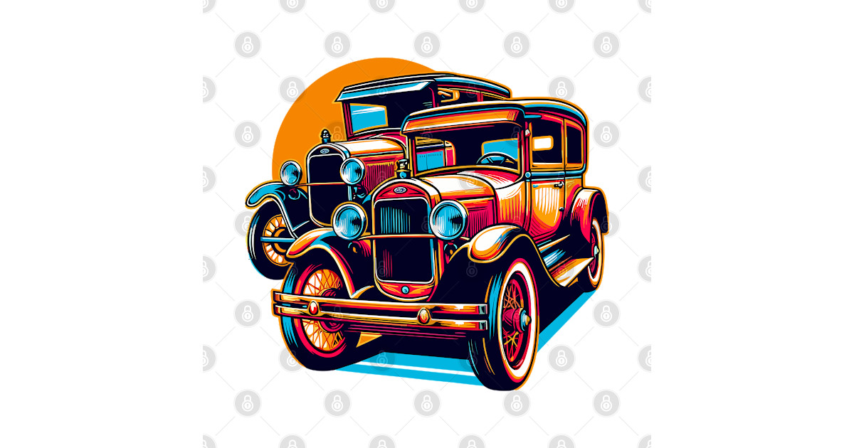 Ford Model A - Ford - T-Shirt | TeePublic