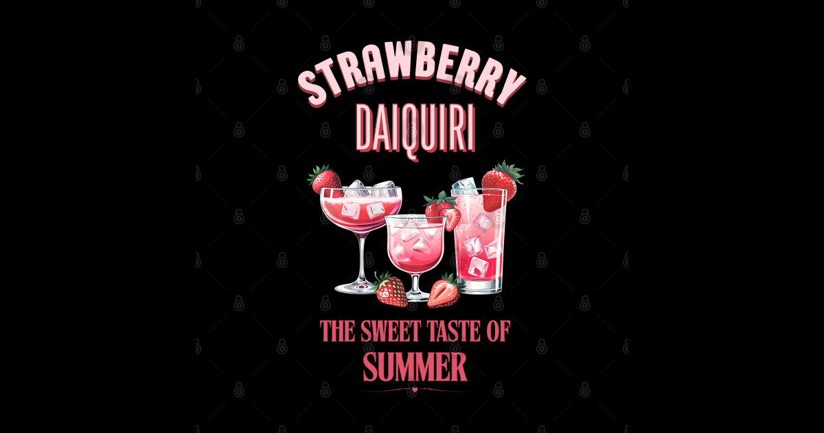 Strawberry Daiquiri - The Sweet Taste Of Summer - Cocktail Drinks ...