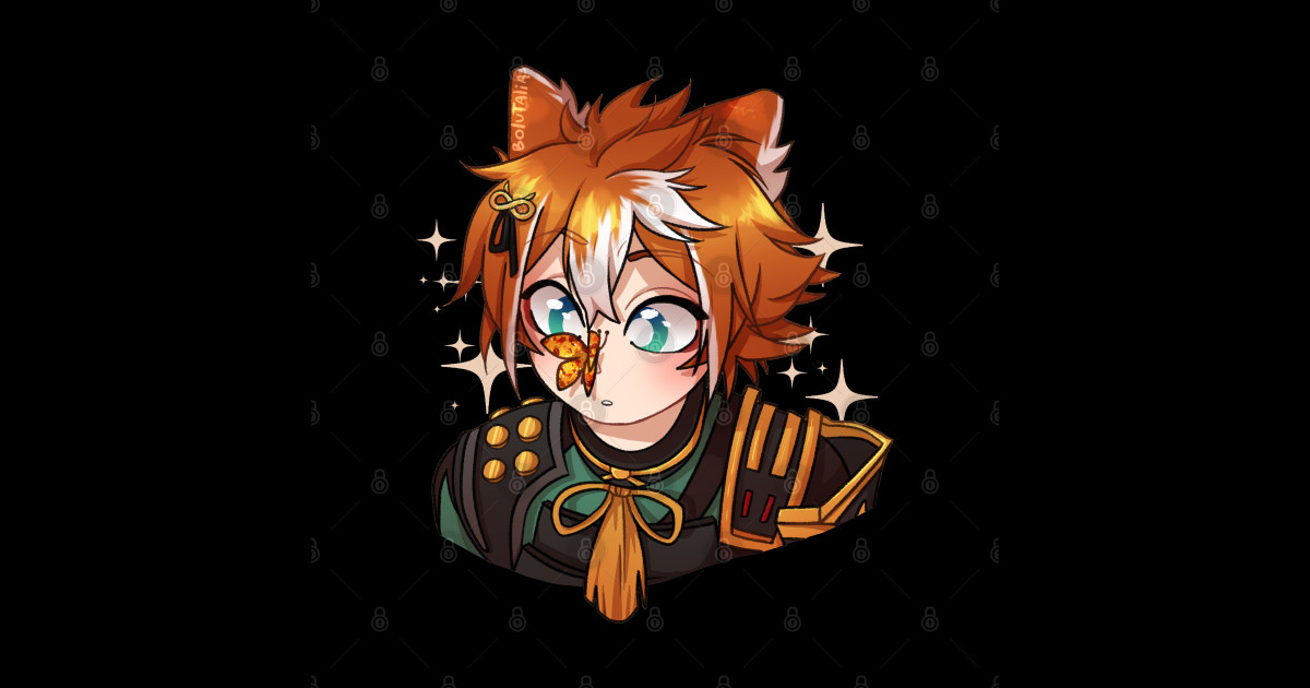 Gorou Genshin Impact FANART - Gorou - Sticker | TeePublic