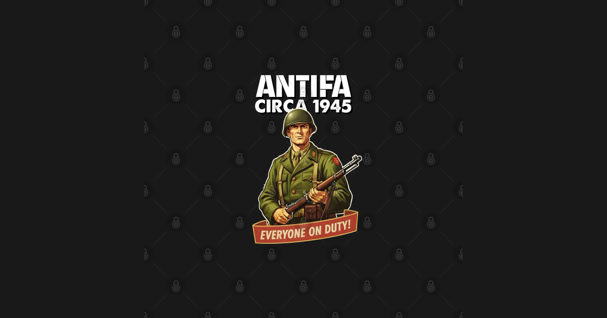 Antifa: Anti Fascist Action circa 1945 - Anti Fascist - T-Shirt | TeePublic