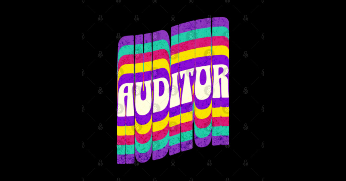 Audiot - Retro FOnt - Auditor - Sticker | TeePublic