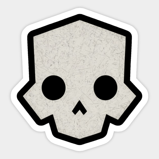 Helldivers 2 | Worn Logo - Helldivers 2 - Sticker | TeePublic