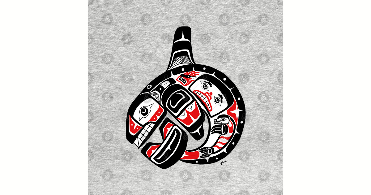 PNW Blackfish - orca, killer whale native American - Native American ...