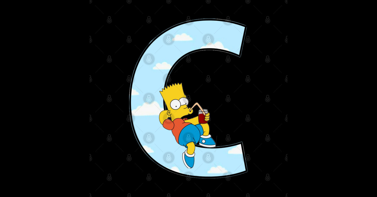 Simpsons letter - Simpsons - Sticker | TeePublic