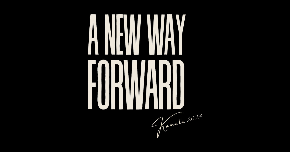 A NEW WAY FORWARD - Kamala - Sticker | TeePublic
