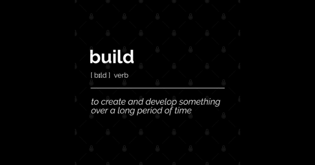 Build Definition Build Definition Sticker TeePublic build-definition-build-definition-sticker-teepublic