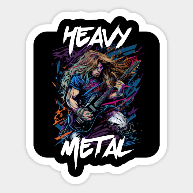 Graffiti Style - Heavy Metal 9 - Heavy Metal - Sticker | TeePublic