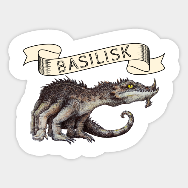 Basilisk DnD Monster - Basilisk - Sticker | TeePublic