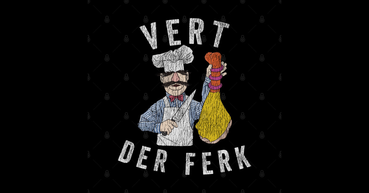 Vintage Vert Der Ferk - Muppets - Sticker | TeePublic