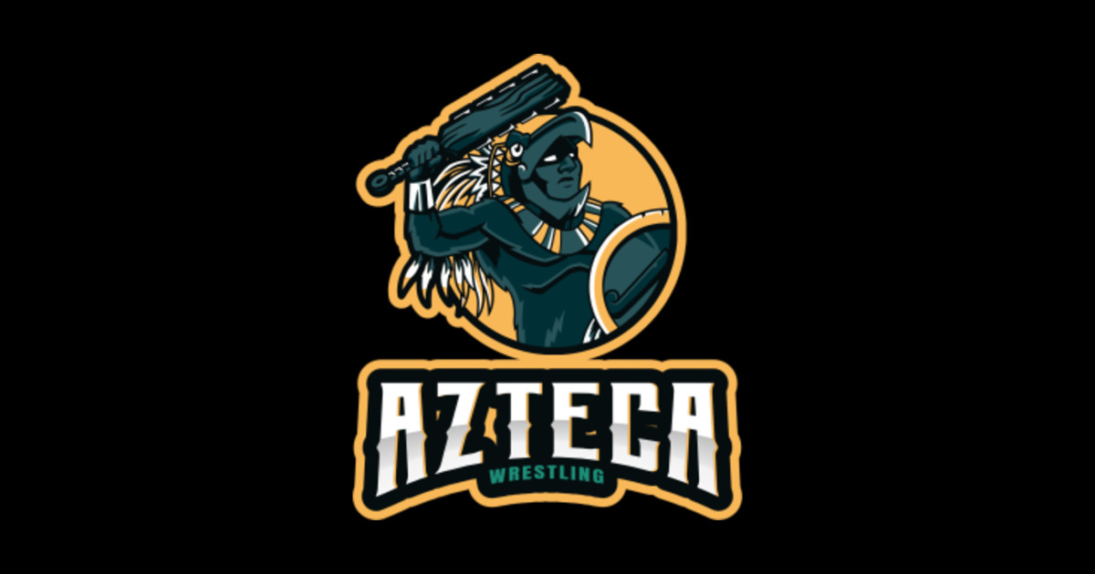 Azteca Wrestling - Aztec Warrior - Sticker | TeePublic