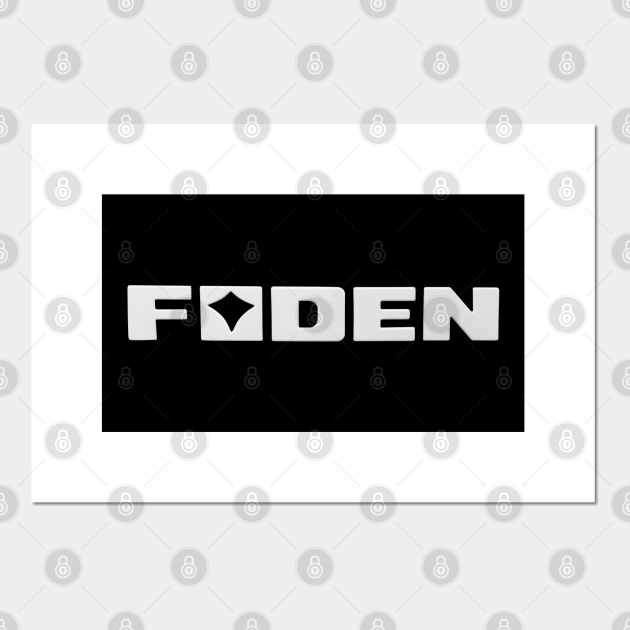 Foden classic 1970s commercial vehicle logo badge - Foden - Posters and ...