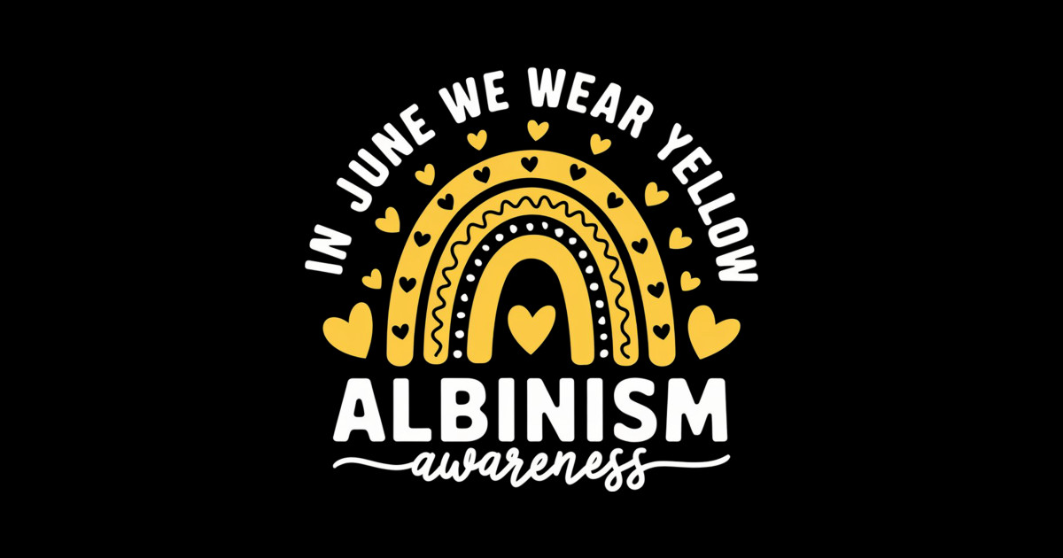 International Albinism Awareness Day 2025 - Albinism - Sticker | TeePublic