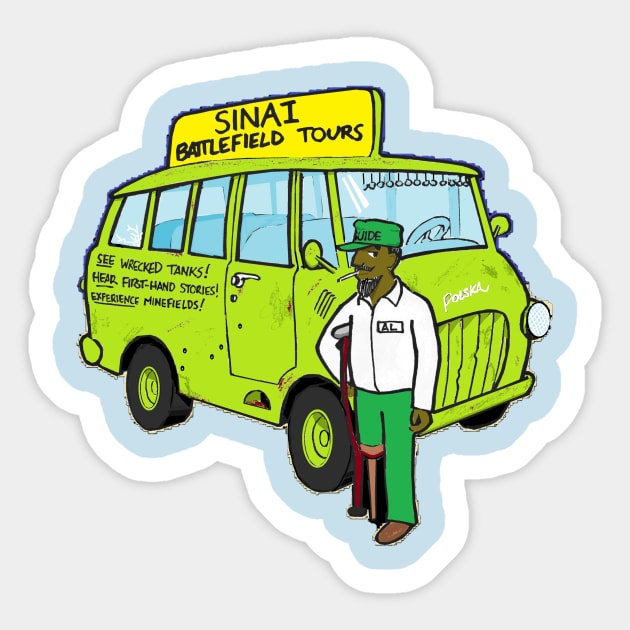 Al's Sinai Battlefield Tours - Army - Sticker | TeePublic