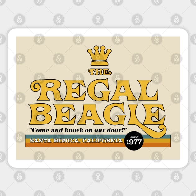 The Regal Beagle - Regal Beagle - Sticker | TeePublic