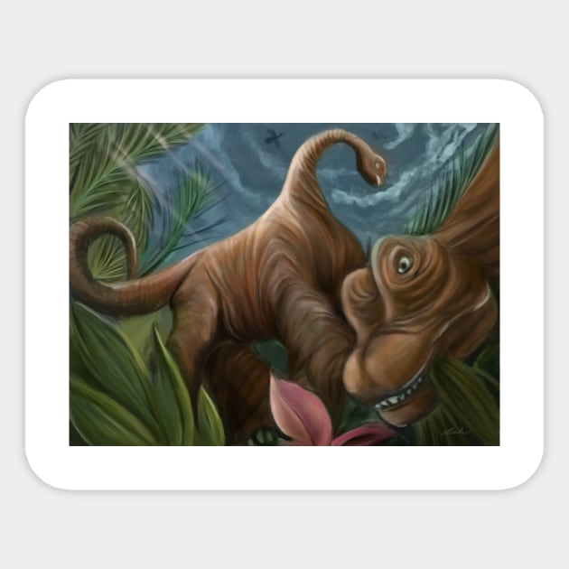 Brachiosaurus - Dinosaur - Sticker | TeePublic