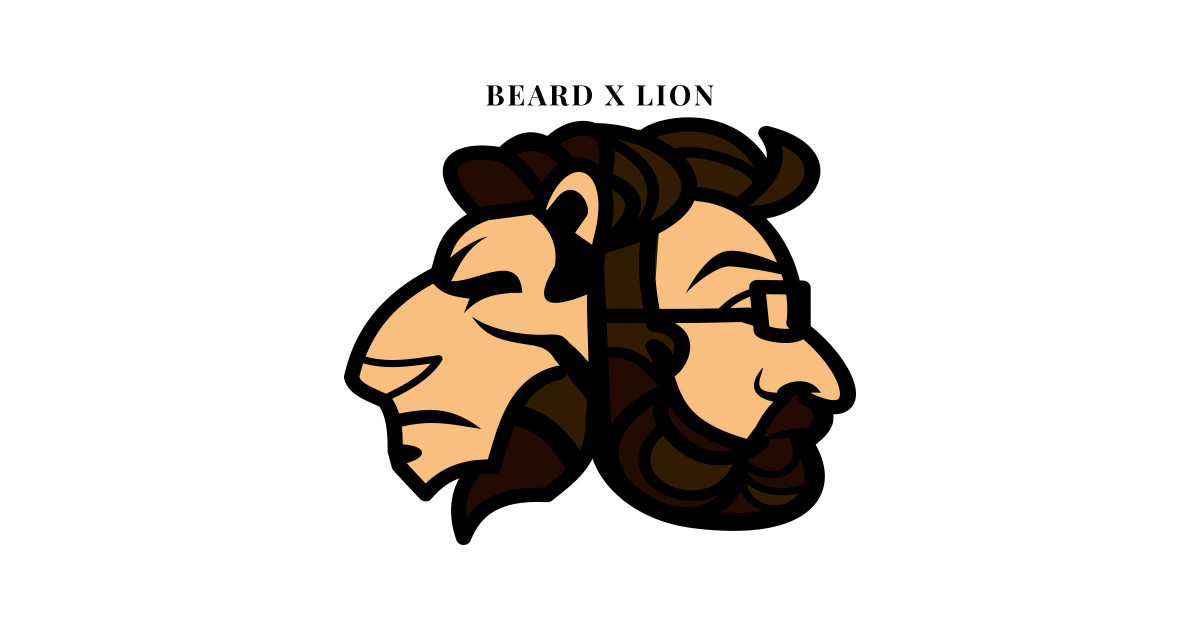 Beard x Lion - Beard - Long Sleeve T-Shirt | TeePublic