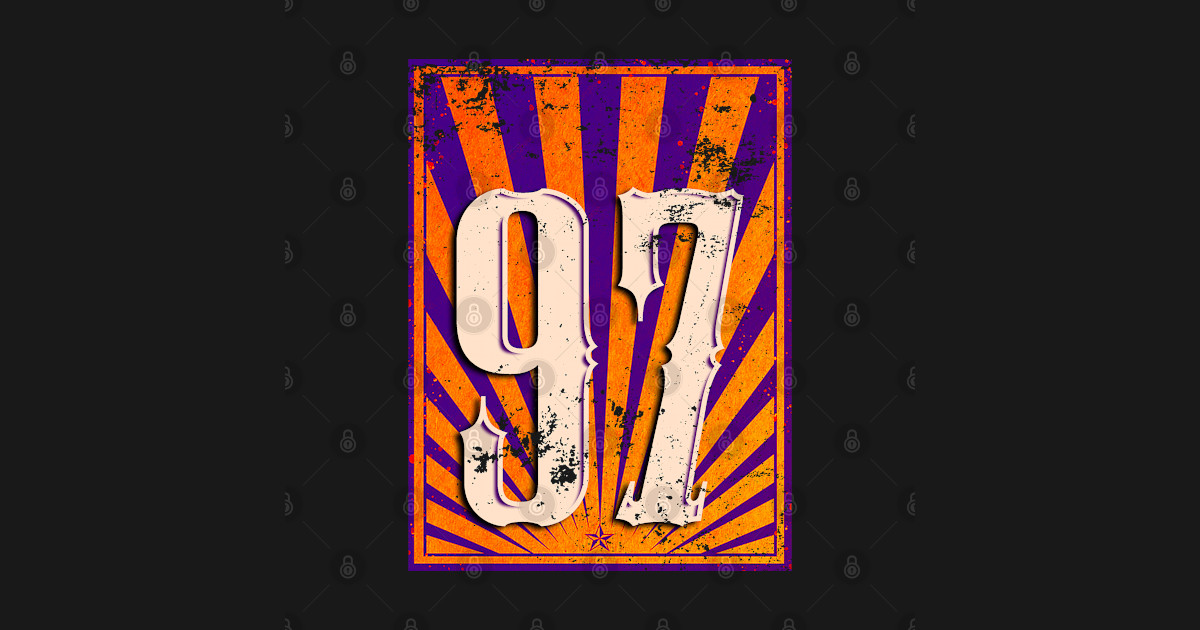 97 Retro Logo Style - 97 - T-Shirt | TeePublic