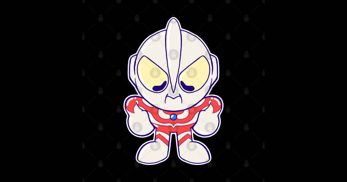 Chibi Ultraman - Ultraman - Sticker | TeePublic