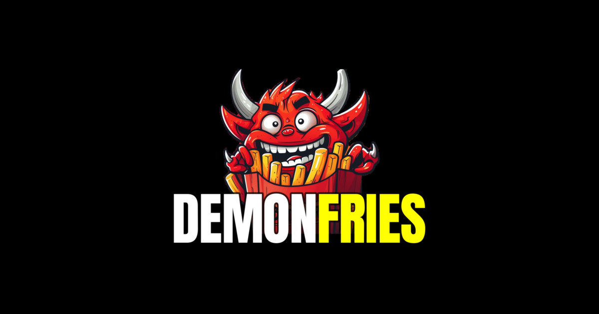 DEMON FRIES - Hackride - Sticker | TeePublic