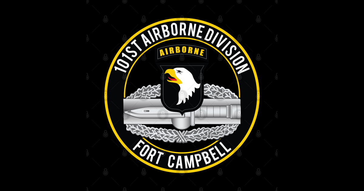 101st Airborne Combat Action Badge CAB - Screaming Eagles - Sticker ...