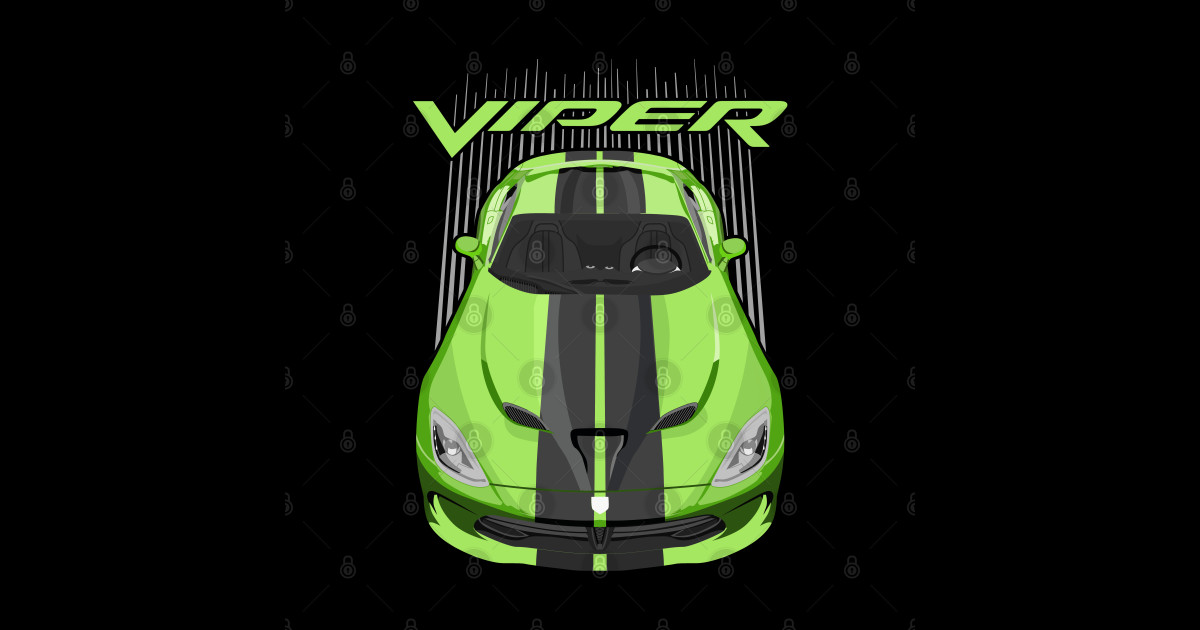 Viper SRT-green and black - Viper - Phone Case | TeePublic