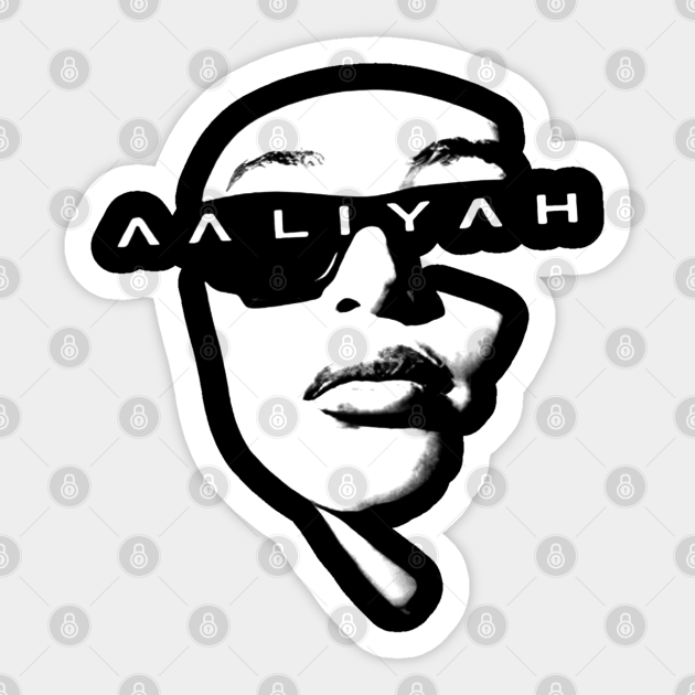 AALIYAH - Aaliyah - Sticker | TeePublic