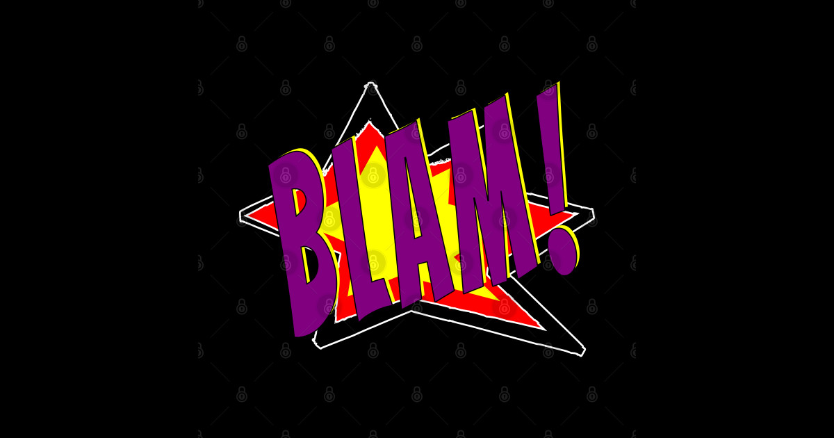 Comic Blam! - Retro - Sticker | TeePublic