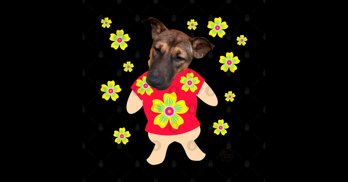 Ting Funny Cartoon Lovely Dog. - Dog Photo Cartoons Funny - Sticker ...