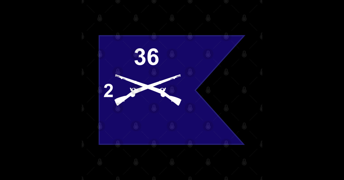 Guidon - 2nd Bn 36th Infantry - Guidon 2nd Bn 36th Infantry - Posters ...