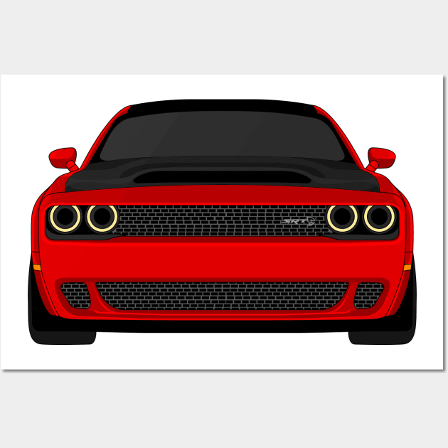 how to draw dodge demon logo