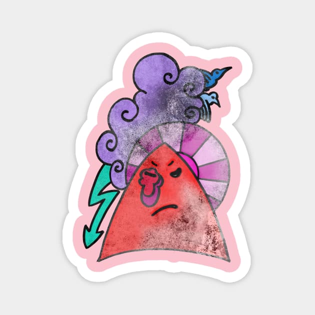 Grumpy face - Grumpy - Magnet | TeePublic