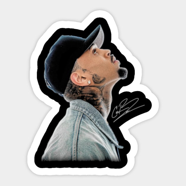Chris Brown Views - Chris Brown - Sticker | TeePublic