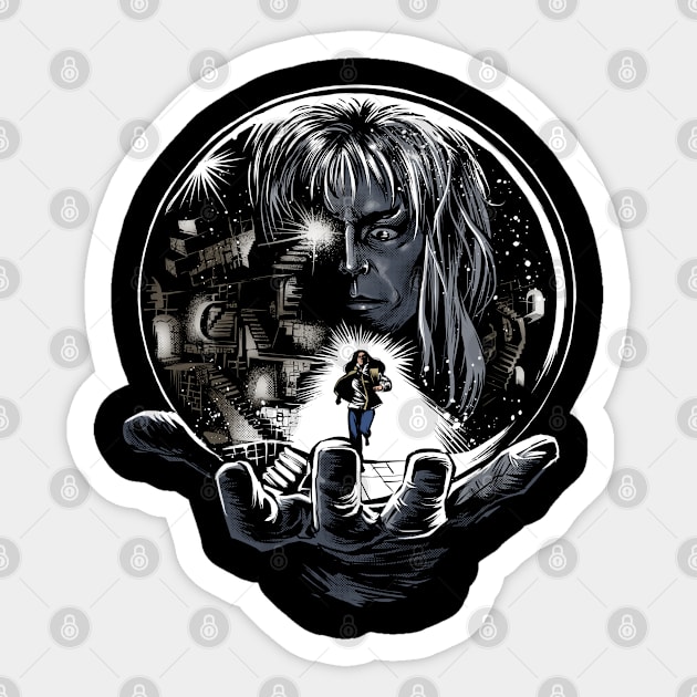 Inside the Labyrinth - Labyrinth - Sticker | TeePublic