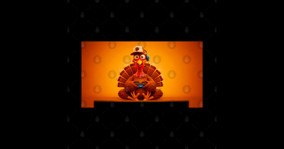 Turkey Gamer – Thanksgiving Video Game Tee - Thanksgiving Turkey ...