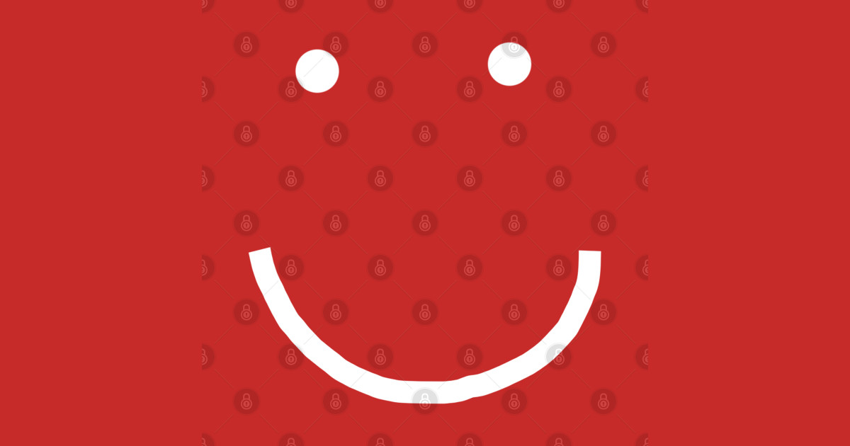 Minimal White Line Smiley Face - Smiley Face - T-Shirt | TeePublic